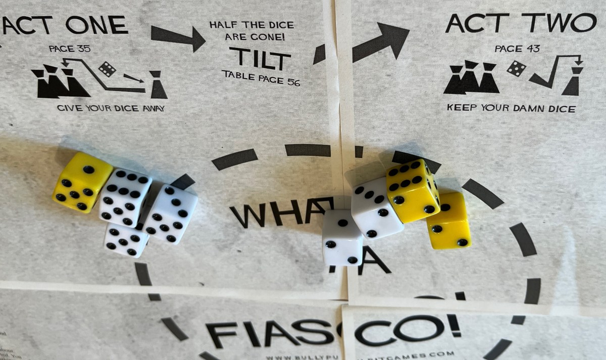 Fiasco! One Piece meets Negative Dice – PAPIER UND SPIELE